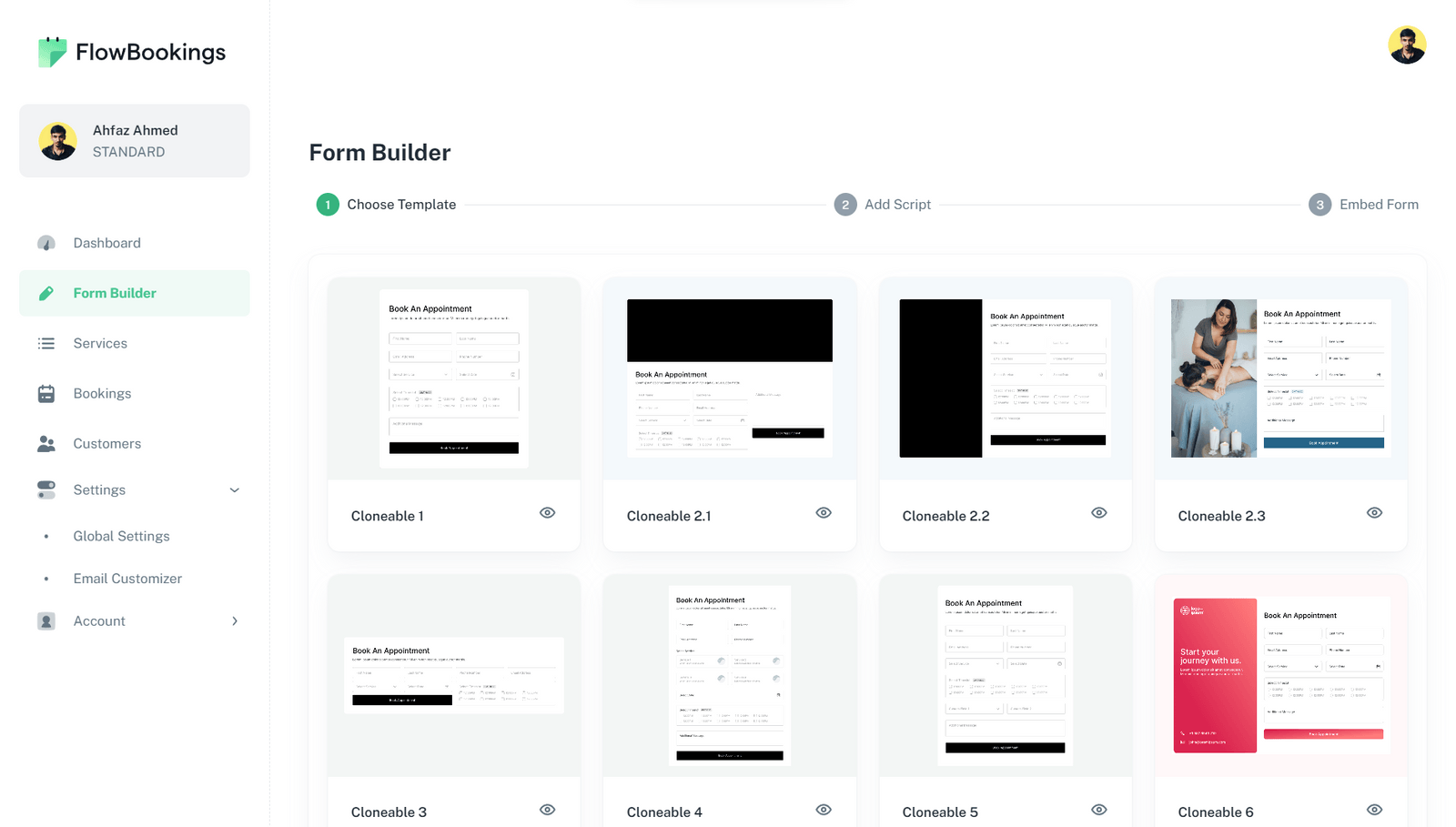 FlowBookings - No-Code Webflow Booking System